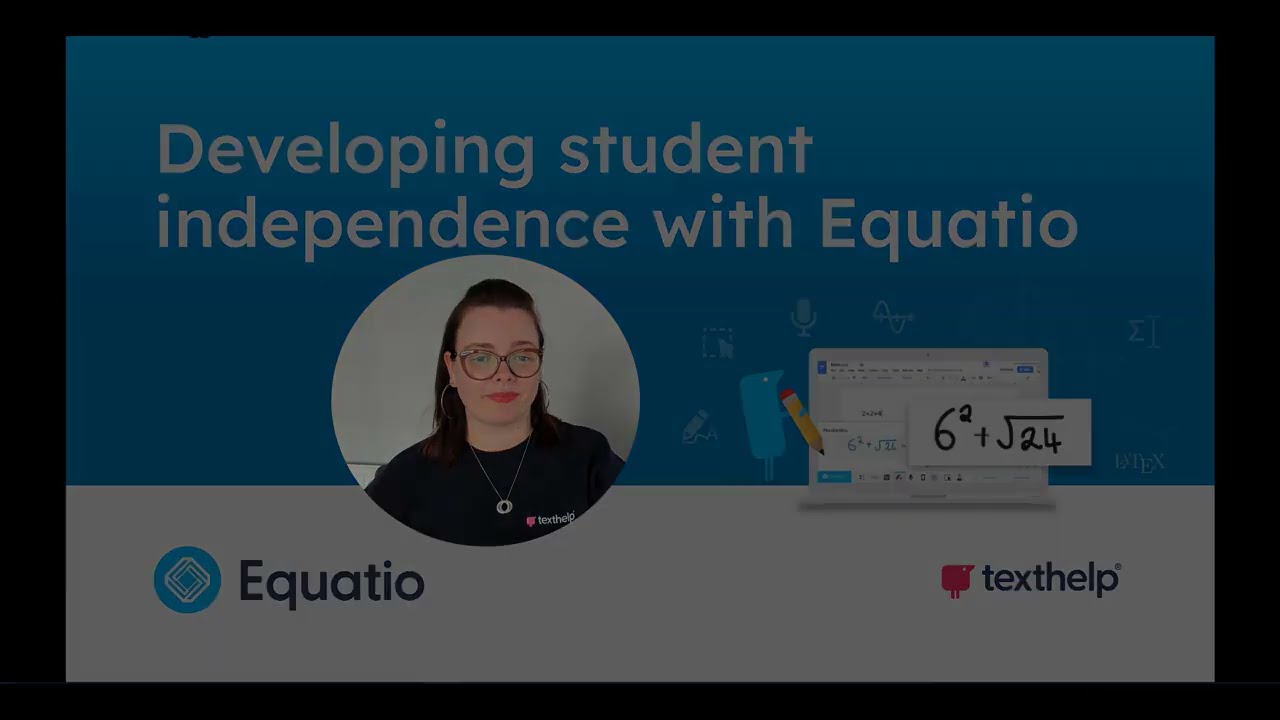 Using Equatio mathspace to support students - YouTube