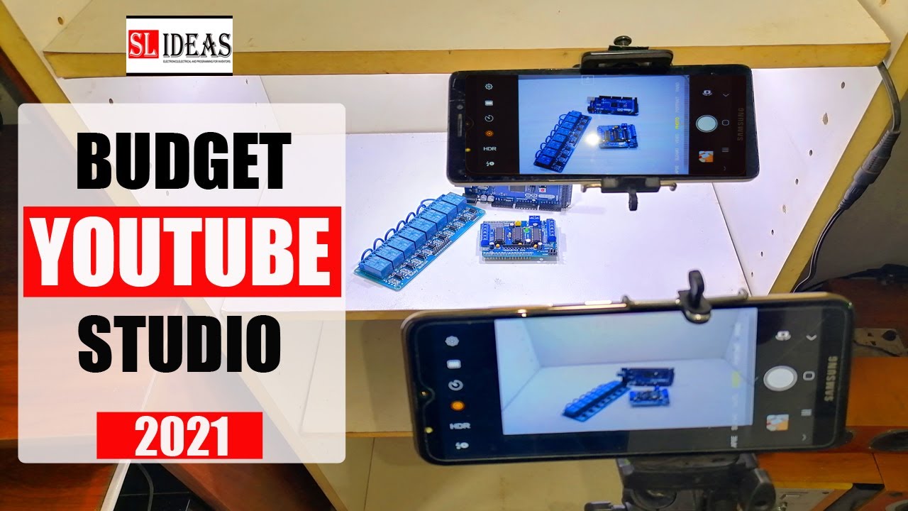 How to Build a Low-Cost YouTube Studio | YouTube Videos on Low Budget ...