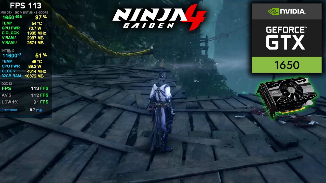 Ninja Gaiden 4 | GTX 1650 Performance Test - Is it Playable? - YouTube