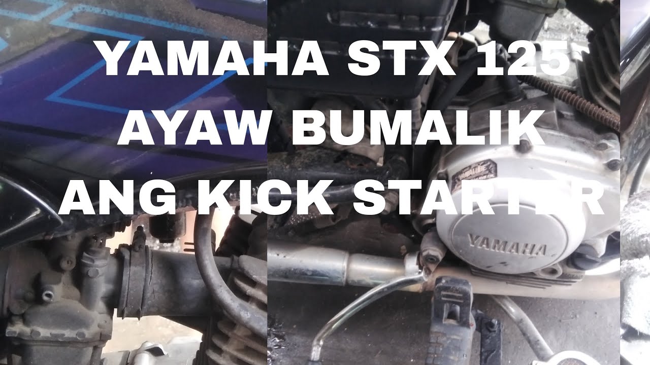 KICK RETURN SPRING panu palitan..Yamaha stx 125. - YouTube