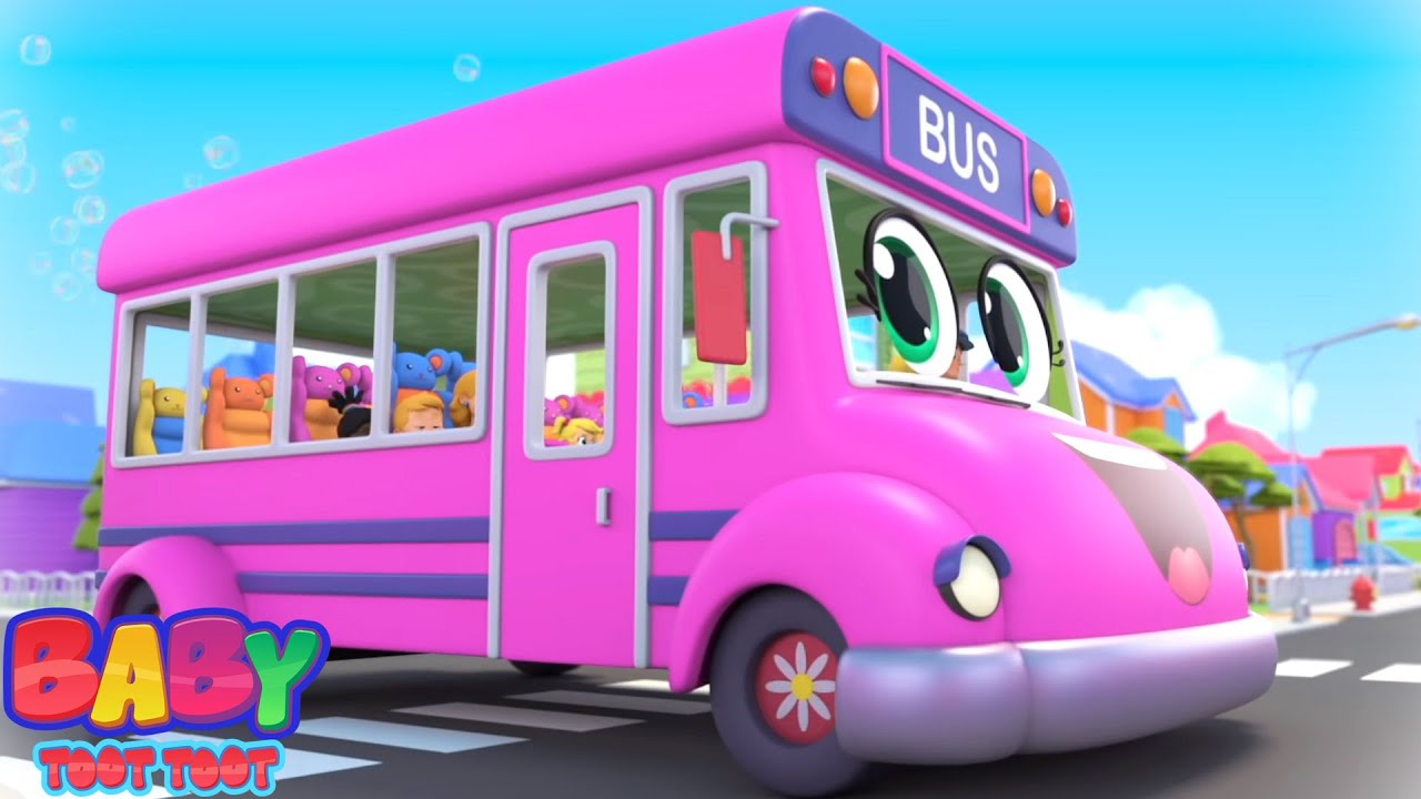 The Wheels On The Bus | Bus Song | Nursery Rhymes and Kids Songs ...