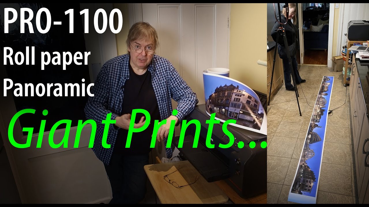 Printing a HUGE 10 foot [3m] panoramic photo print on the Canon PRO ...