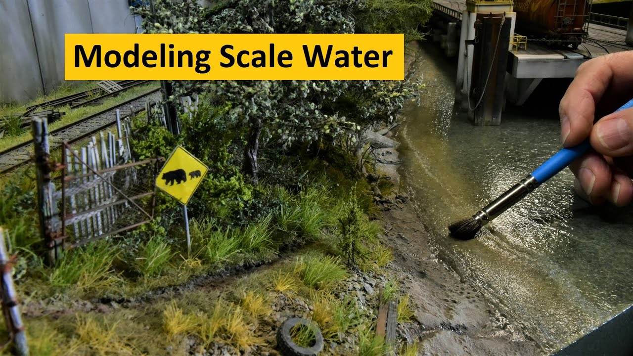 Modeling Low Tide Water Effects For The Model Railroad and Diorama ...