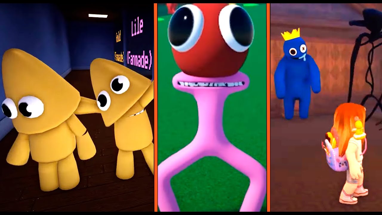 😱Escucha sus voces! Momentos Divertidos Rainbow Friends Capítulo 2! Odd ...