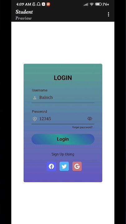 A Simple Login Form With Simple Validation using Html Css Javascript ...