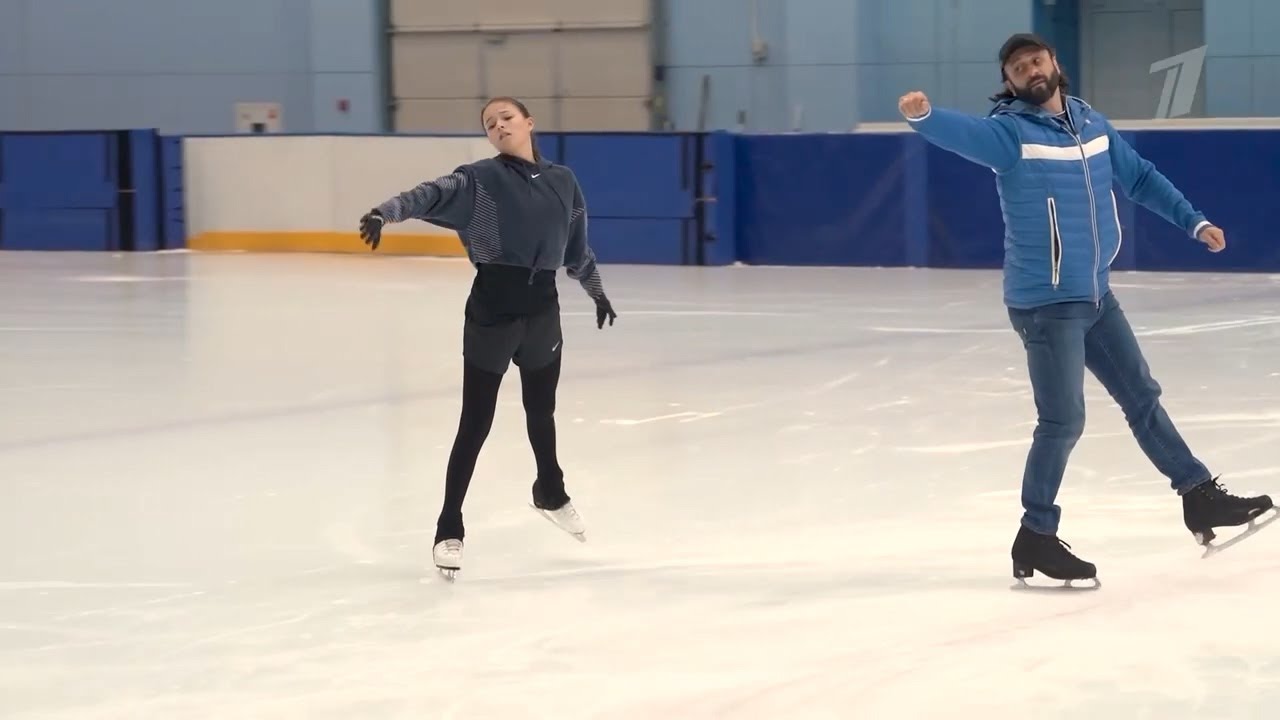 Anna Shcherbakova prepares for the Averbukh's show/ Анна Щербакова ...