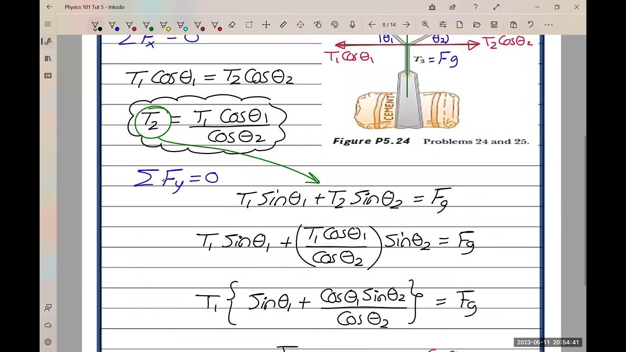 Physics 101 Tutorial CH (5) Part 2 - YouTube