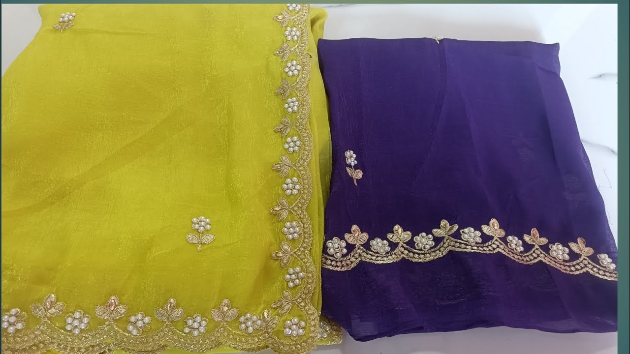 Trending Popati Sarees with Blouse - YouTube
