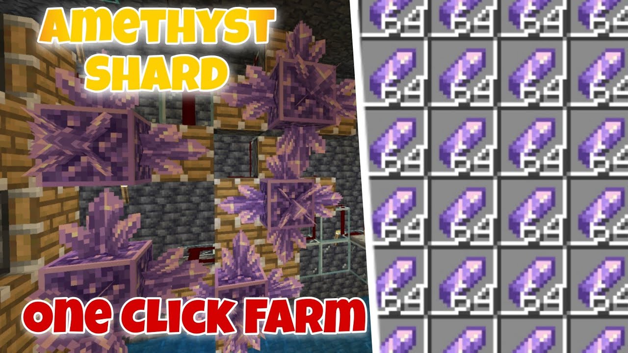 Easy Amethyst Shard Farm In Minecraft 1.20 | Farm Tutorial - OwaisMC - YouTube
