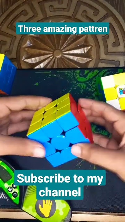 Three amazing patterns on cube 3x3 - YouTube
