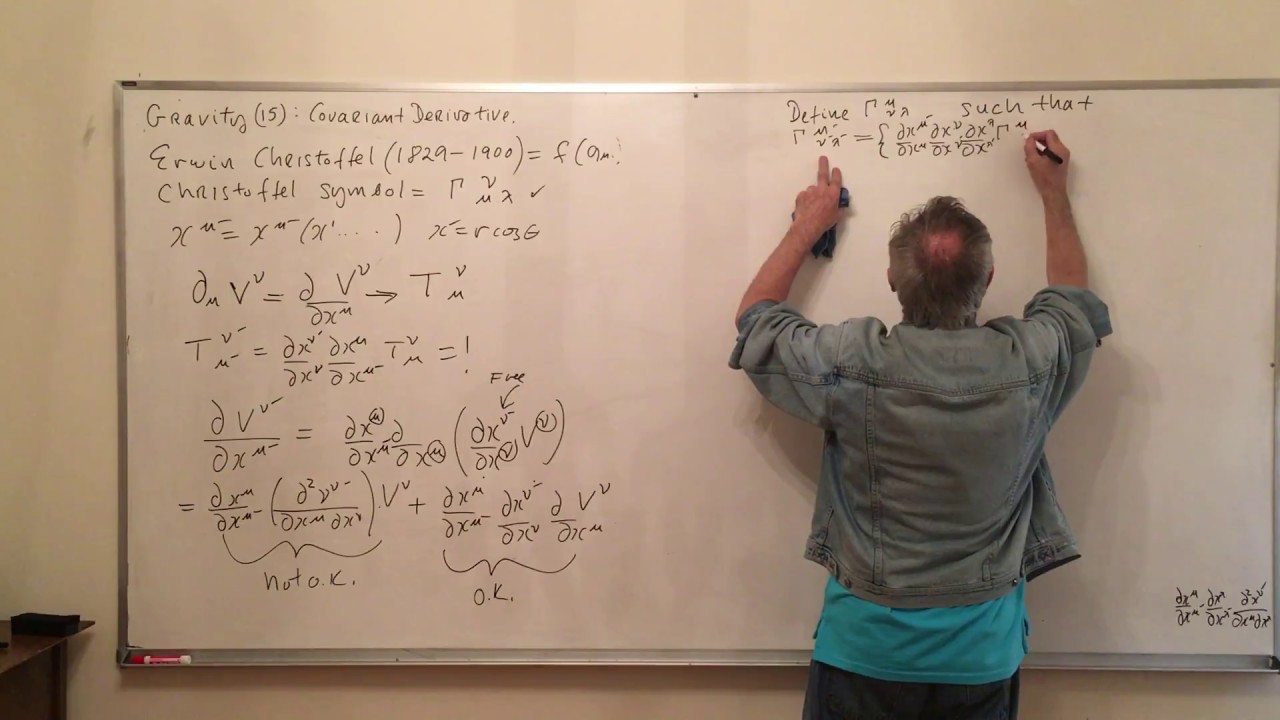 General Relativity 8-a. The Covariant Derivative - YouTube