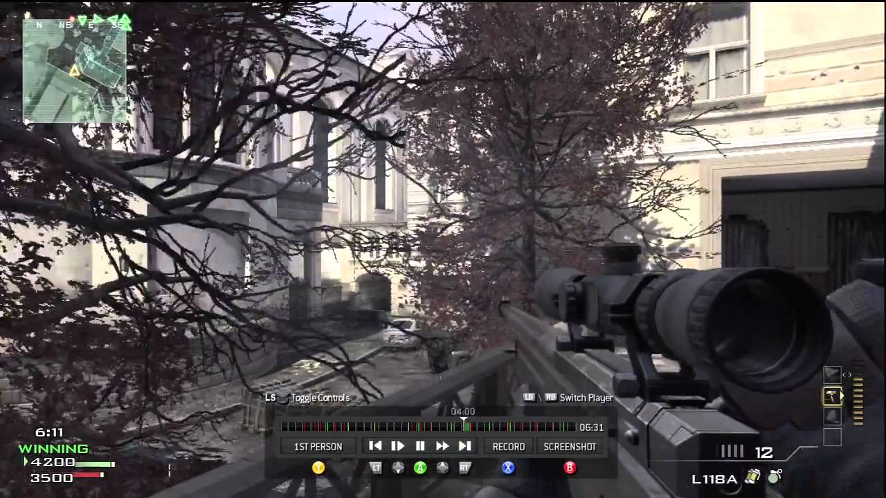 Call of Duty: MW3 - L118A Sniper Triple Headshot Quad Feed | Modern ...