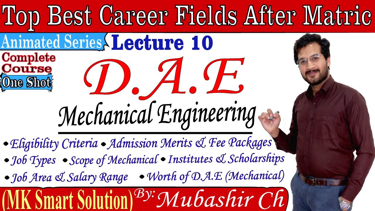 10 | DAE Mechanical | Diploma of Mechanical Engineering After Matric ...