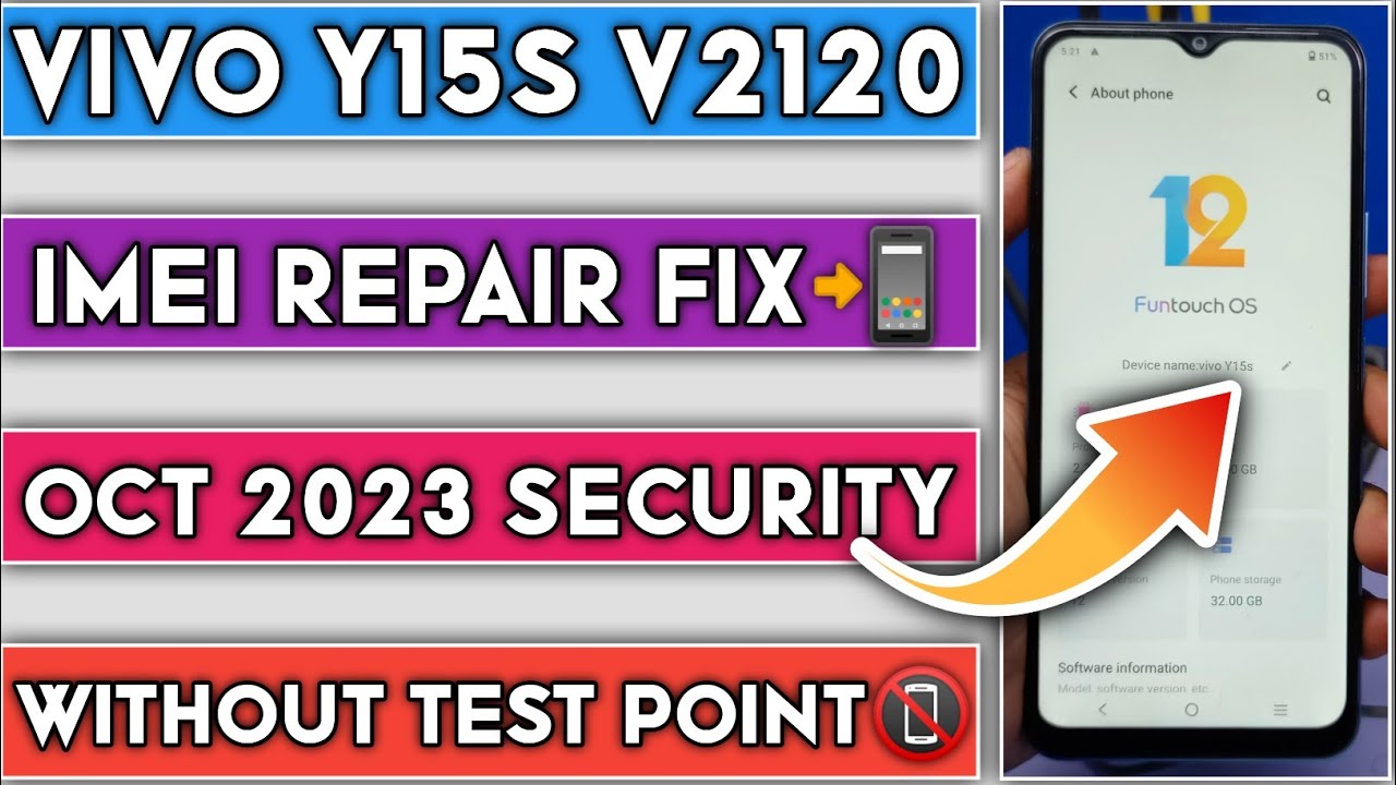Vivo Y15S V2120 PTA Blocked Imei Repair🔥 Oct 2023 # ...