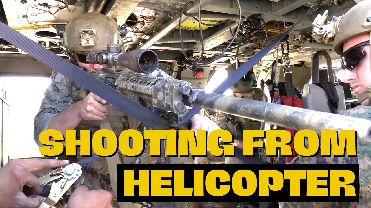 Sniper Course helicopter aerial sniping - YouTube
