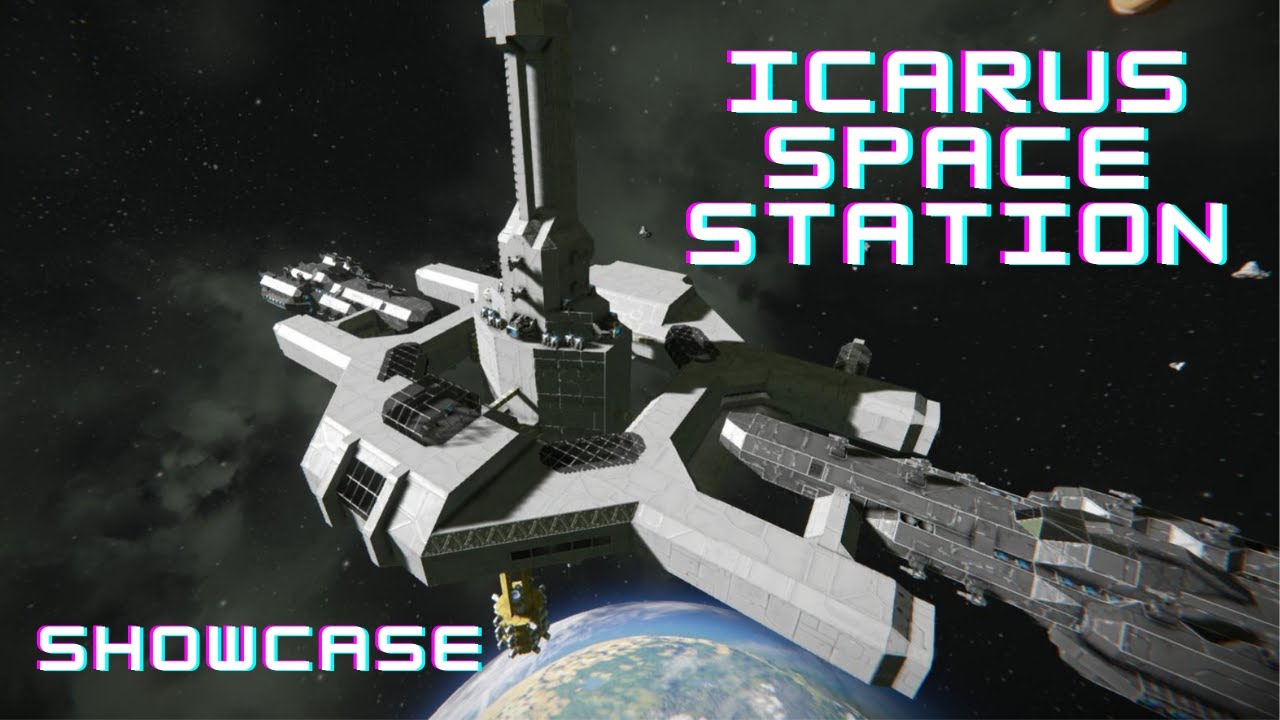 Space Engineers - Survival Space Station Showcase - YouTube