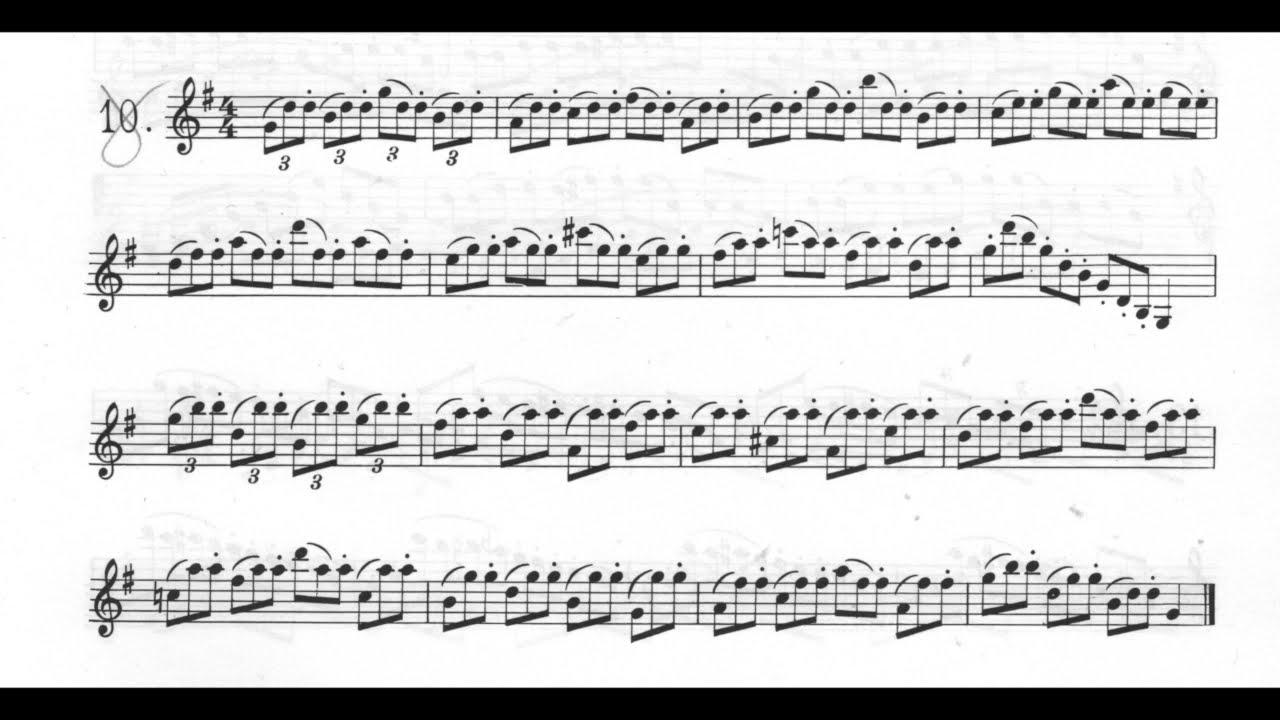 Lefèvre, 60 exercises for Clarinet: exercises 6 to 10 - YouTube