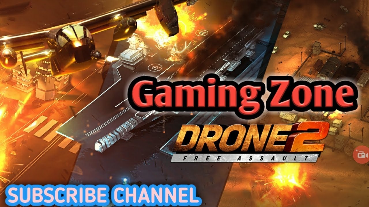 Drone 2 free assault game - 2 || air attack game || drone strike game # ...