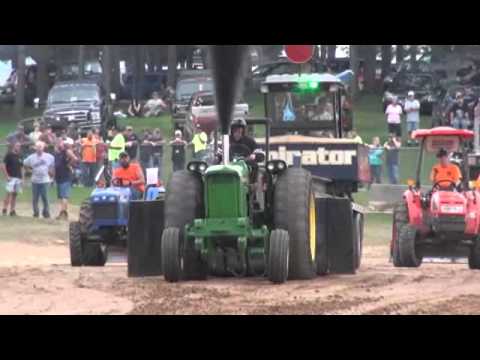 Jeff Bly driving "What was I thinking Deere" at Centre Hall, PA on 8-27 ...