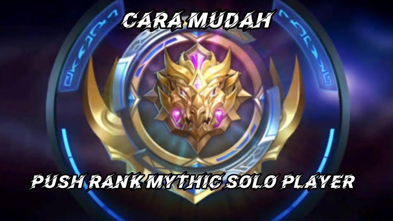 CARA PUSH RANK SOLO PLAYER - YouTube