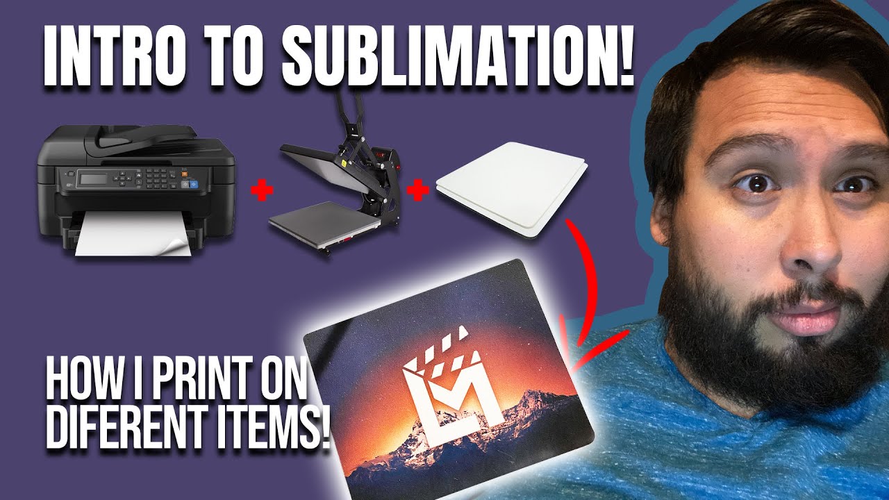 Introduction to sublimate products at home - How to print on different ...