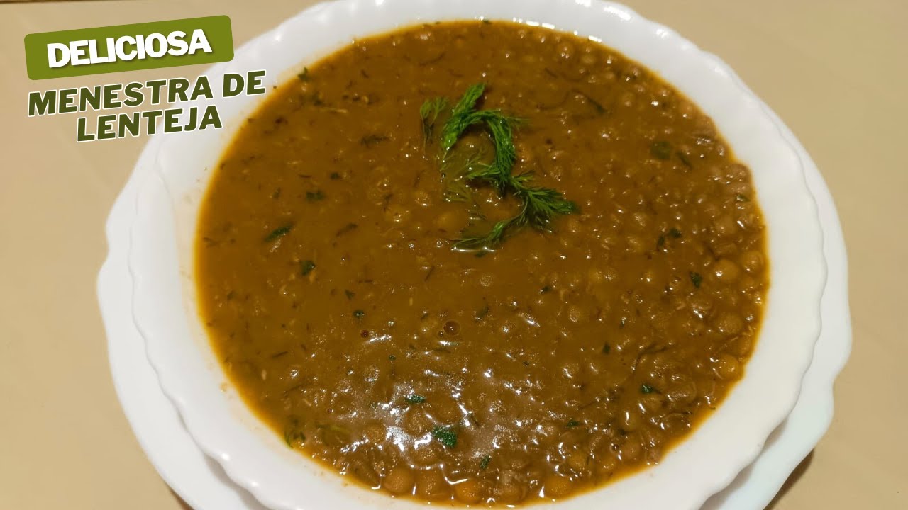 Menestra de Lentejas Ecuatoriana - Receta fácil - YouTube