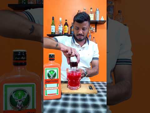 🍹jagermeister with Breezer Best combination🍸#jägermeister #cranberry #breezer #trending #viralvideo