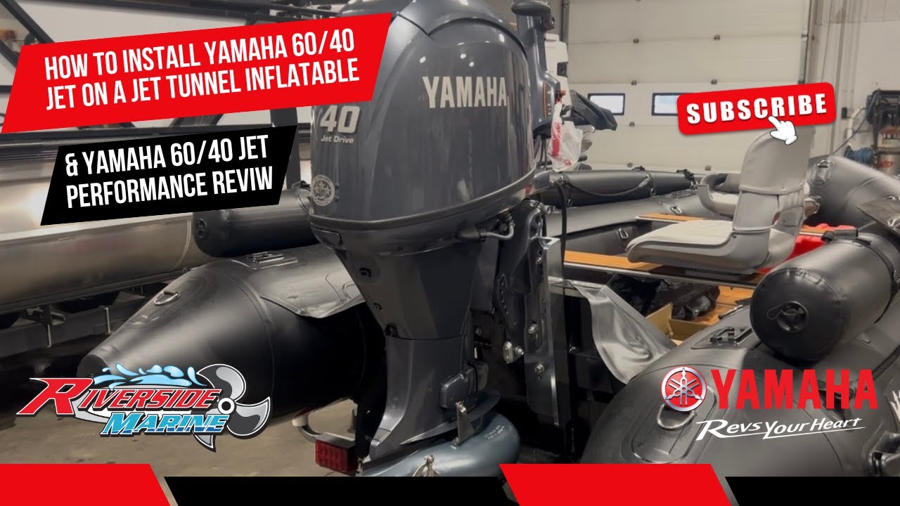 YAMAHA 60/40 JET - HOW TO SET UP ON JET TUNNEL INFLATABLE PLUS A ...