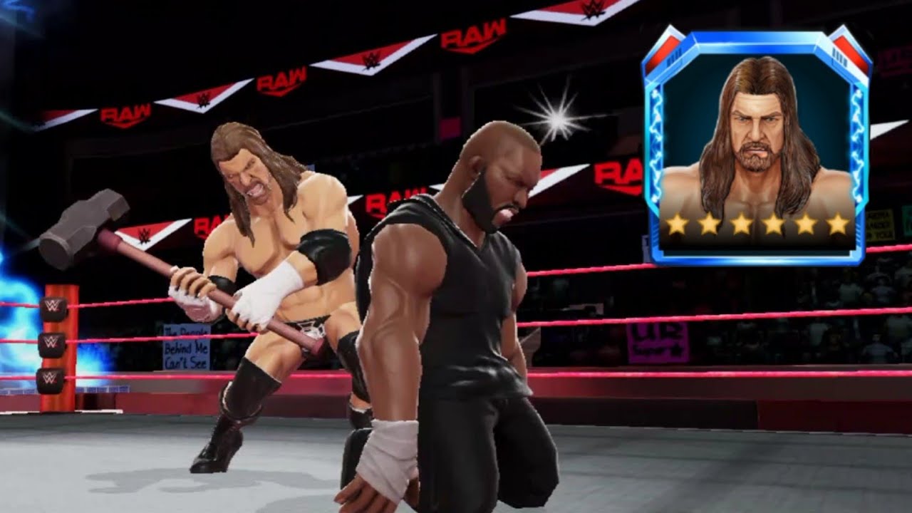 6 Star Triple H Game Play WWE Mayhem - YouTube