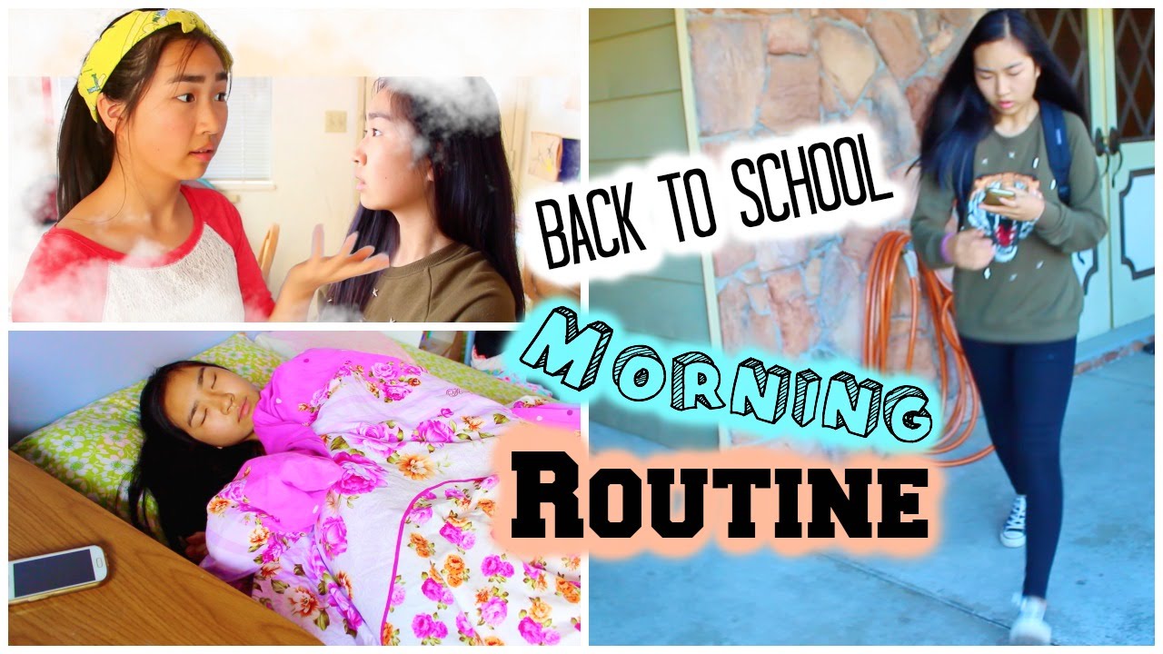 Fall/Back to School Morning Routine - YouTube