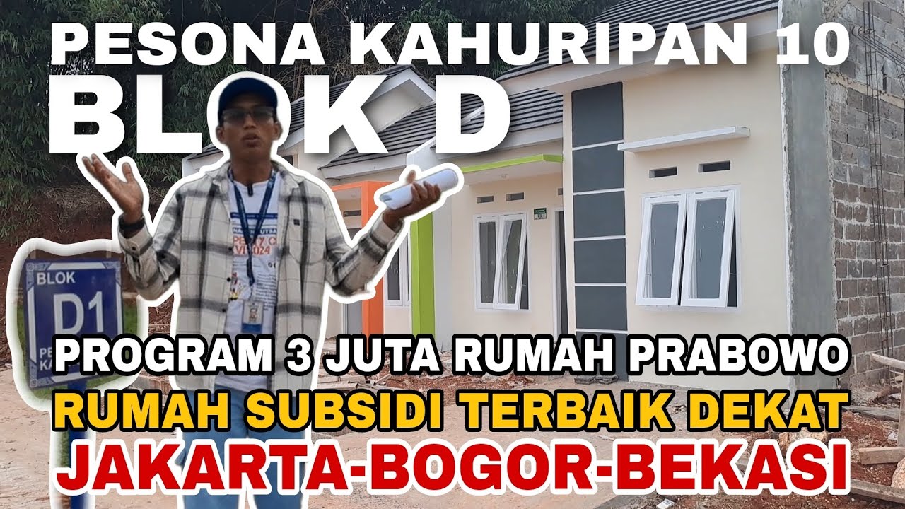 PESONA KAHURIPAN 10, TERSEDIA 1800 UNIT SIAP HUNI || UPDATE PROGRES BLOK D & F - YouTube