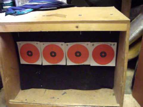 my home made sound proof shooting box - YouTube