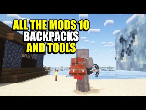 Ep2 Backpacks and Tools - Minecraft All The Mods 10 Modpack - YouTube