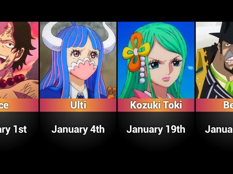 One Piece Characters Are Born In January | One Piece Character ...