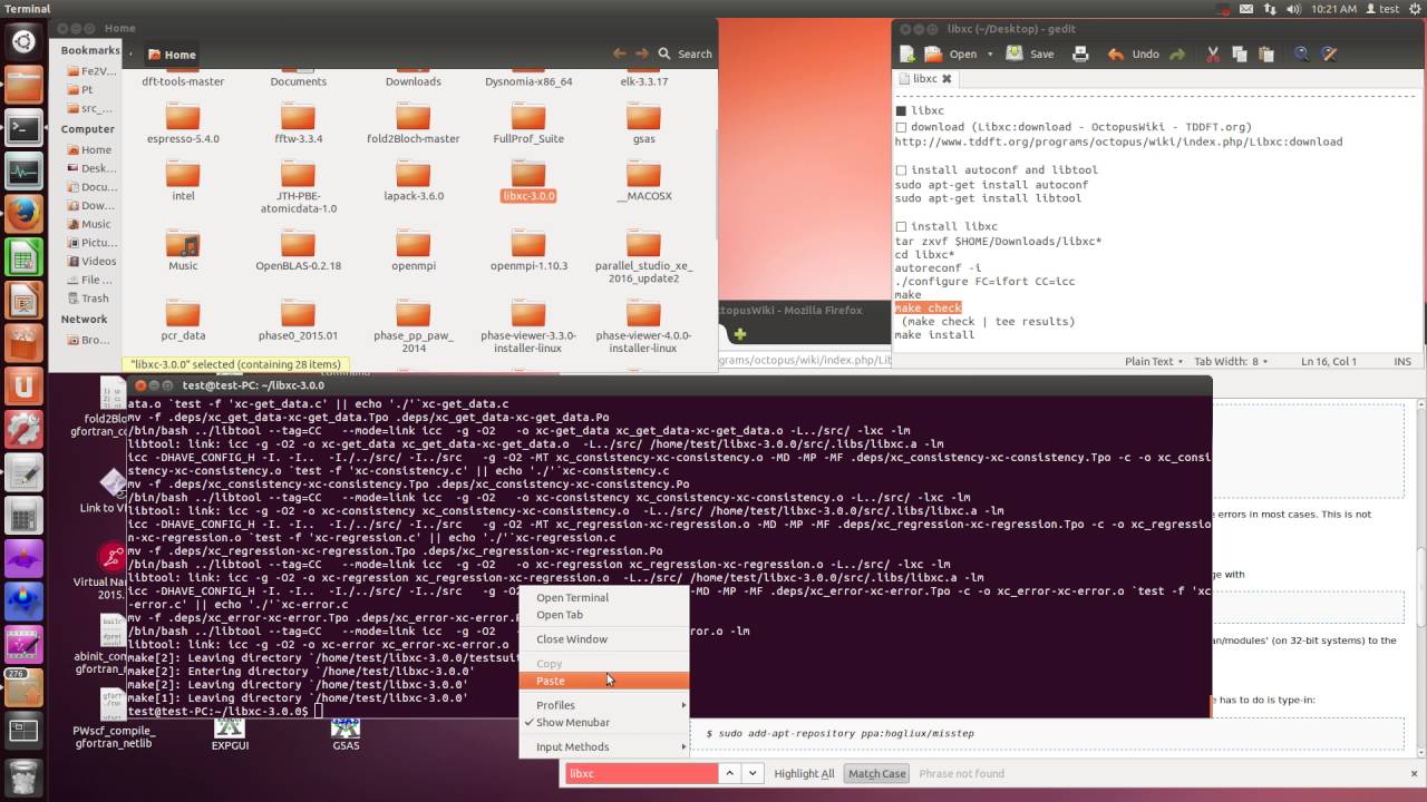 libxc-3.0.0 (installation by ifort and icc) - YouTube