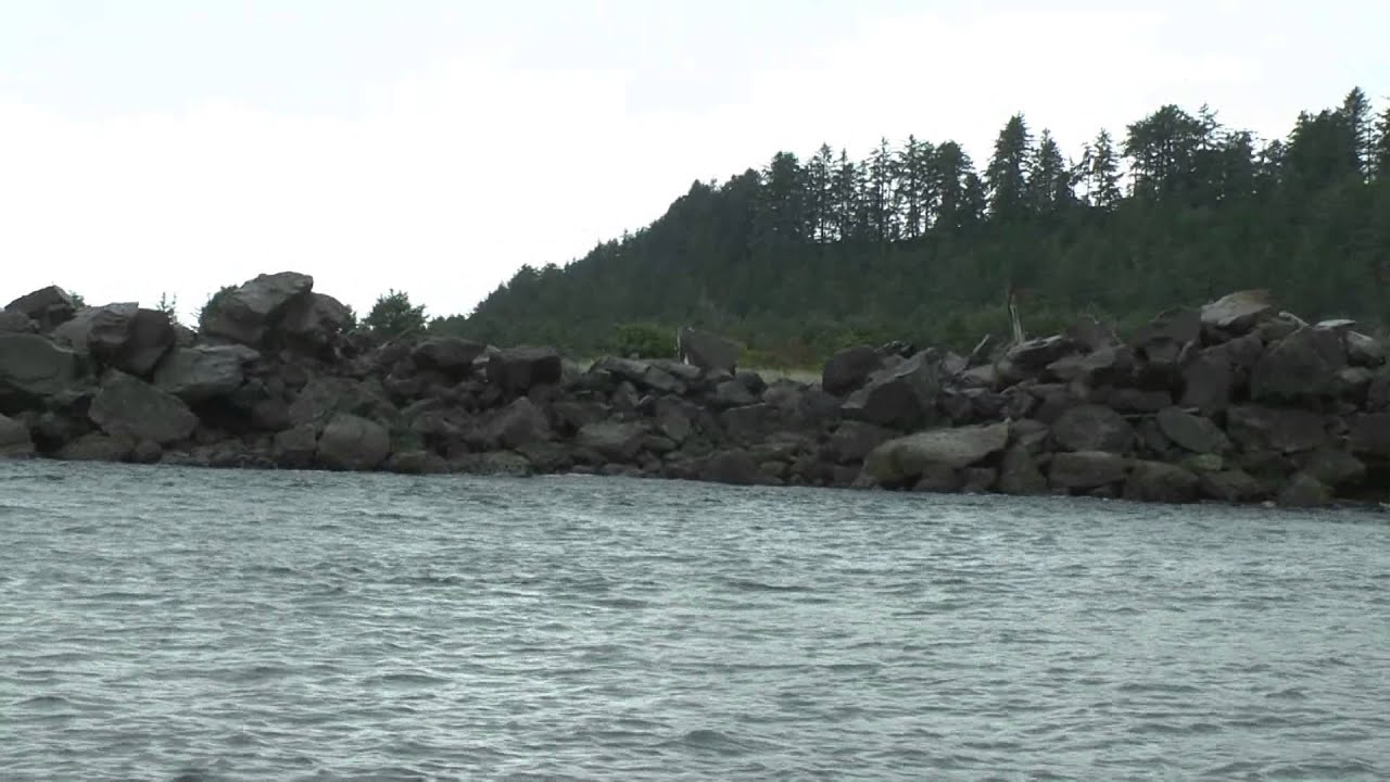 The jetty system at Tillamook, Ore. - YouTube