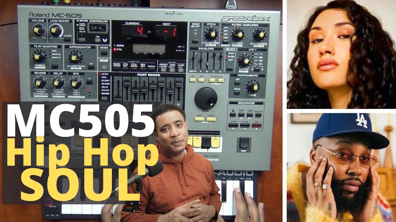 Roland MC 505: Making a Soul Hip Hop Jazz - YouTube