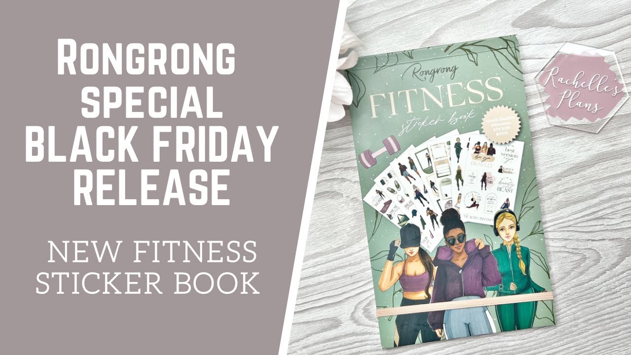 SPECIAL BLACK FRIDAY RELEASE | RONGRONG DEVOE FITNESS STICKER BOOK FLIP ...