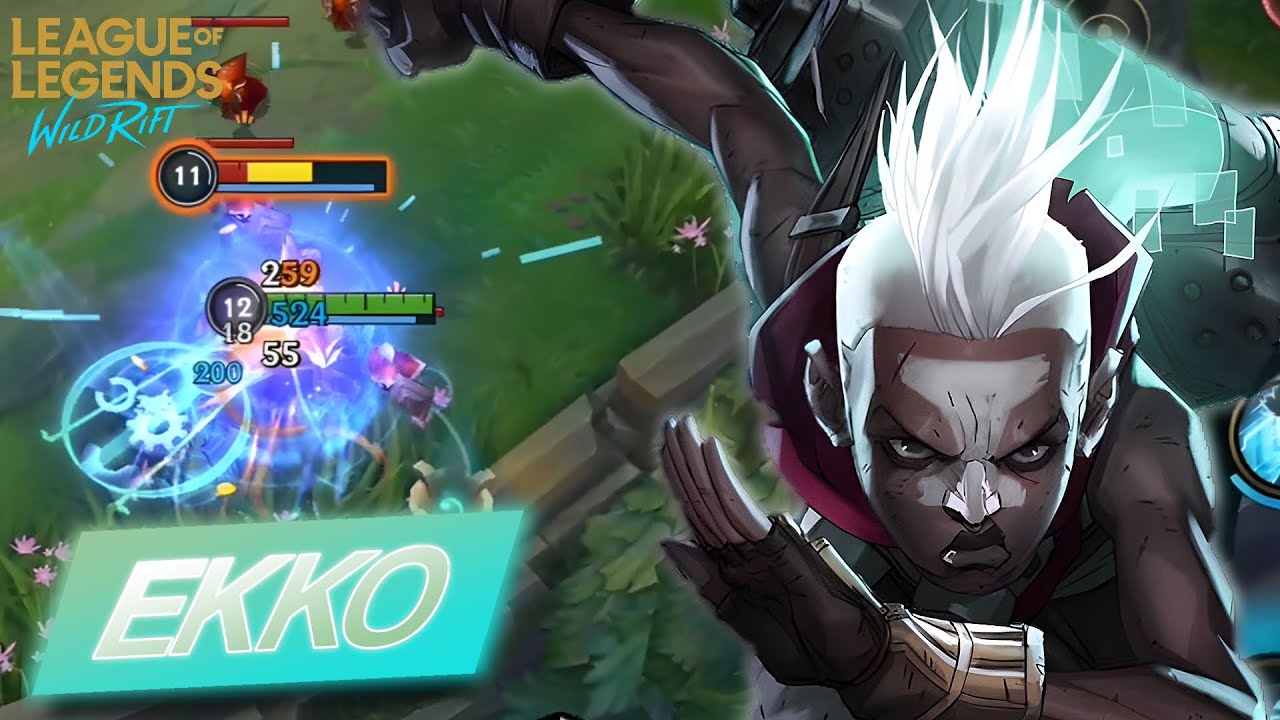 WILD RIFT CRAZY GAME WITH EKKO!! GAMEPLAY + BUILD!! - League of Legends ...