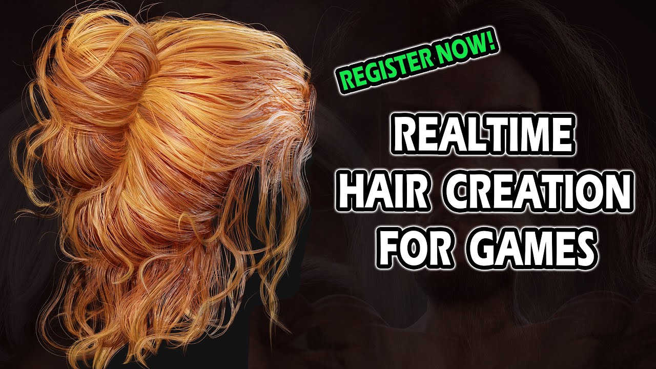 Realtime Hair Creation For Games | Full Course | Games Hair | Hair ...
