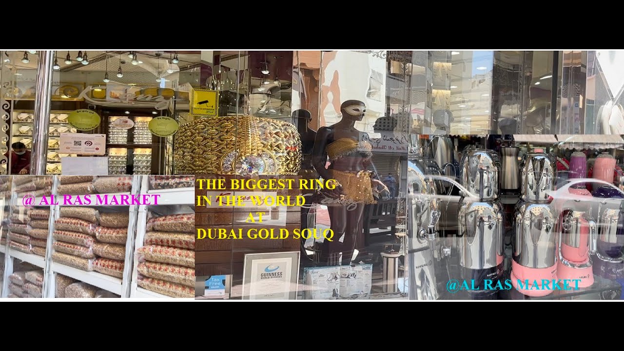Dubai Al Ras Market and Gold Souq on my way to Emirates Post in Al Ras ...