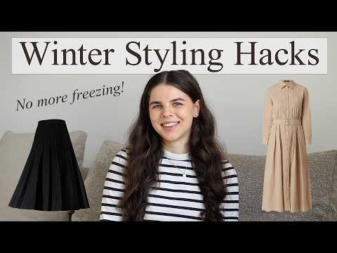 How to Wear Skirts & Dresses in Winter (Without Freezing)
