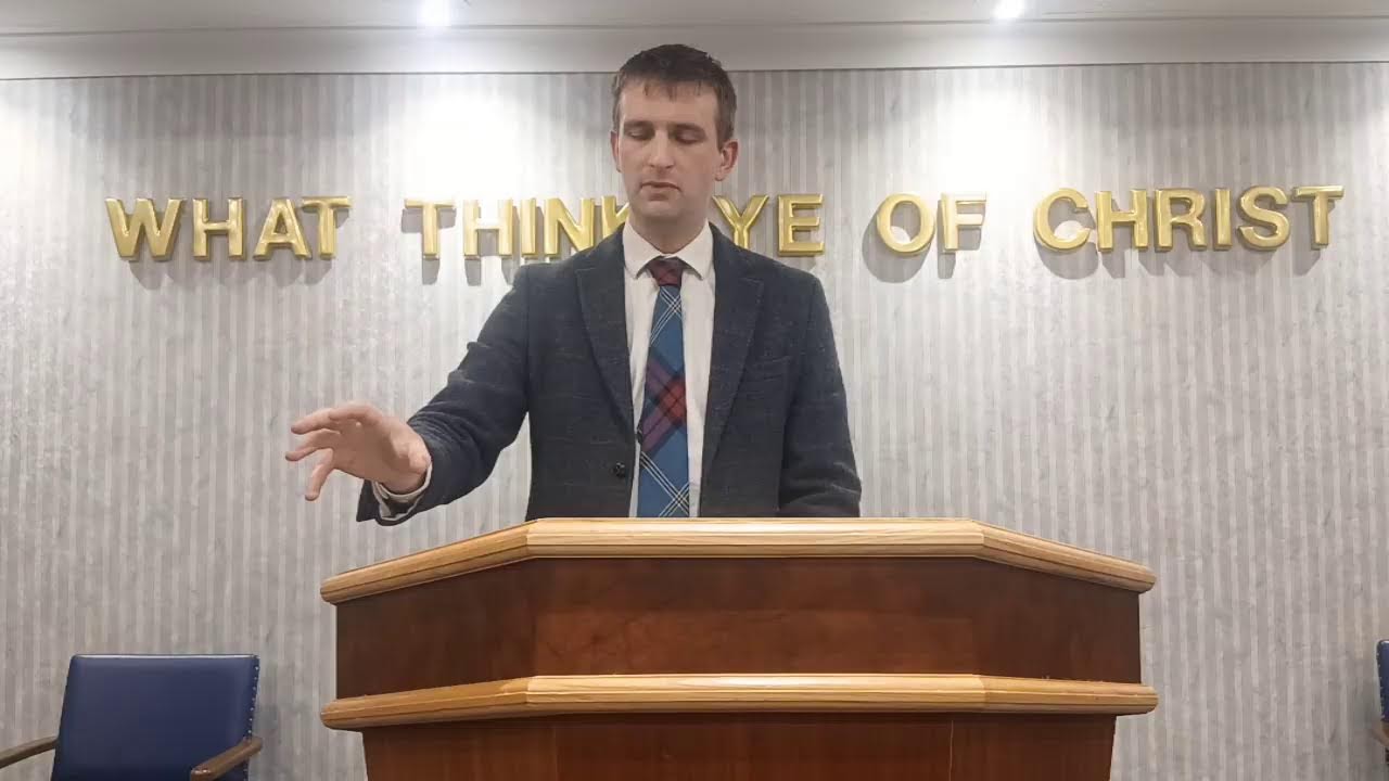 Gospel meeting. Callum Munro. 19/01/25. - YouTube