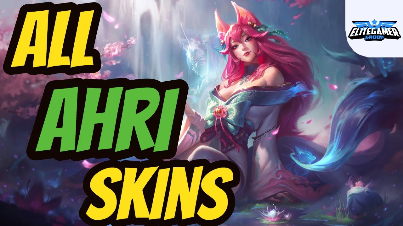 All Ahri Skins Spotlight League of Legends Skin Review - YouTube