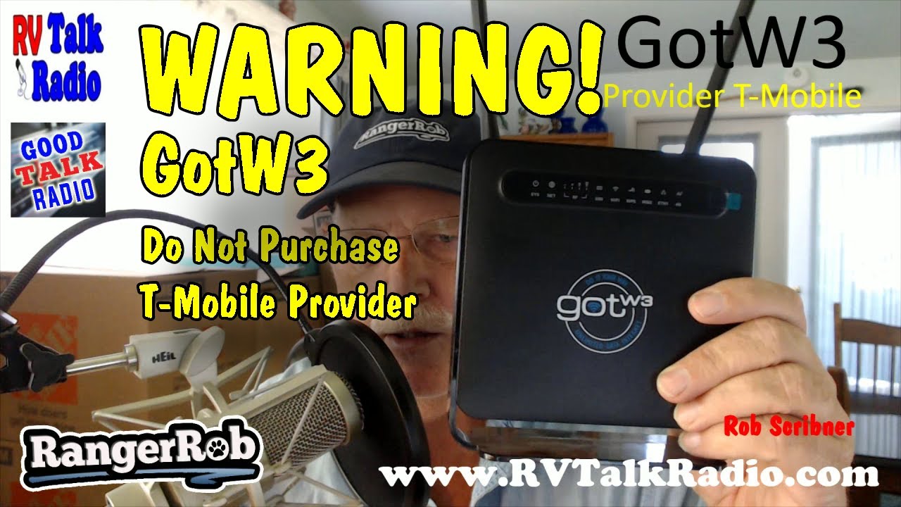 GotW3 LTE, T-Mobile Provider, Mobile Internet Warning, Poor Service ...