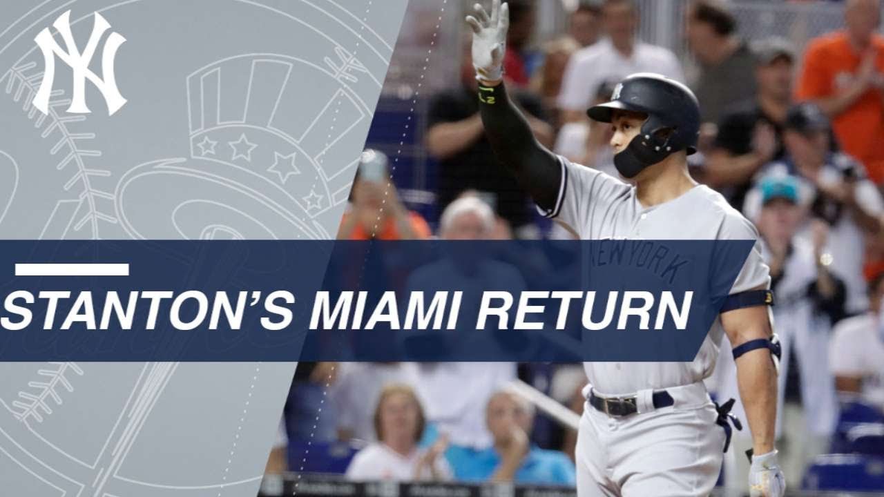 Giancarlo Stanton's Miami return - YouTube