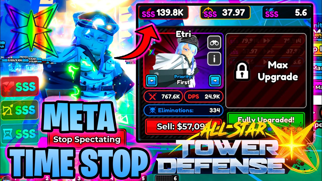 🧊 ESDEATH UNBOUND 💀 ALLSTAR FULL SSS 🔥 en ALL STAR TOWER DEFENSE X🌟 ...