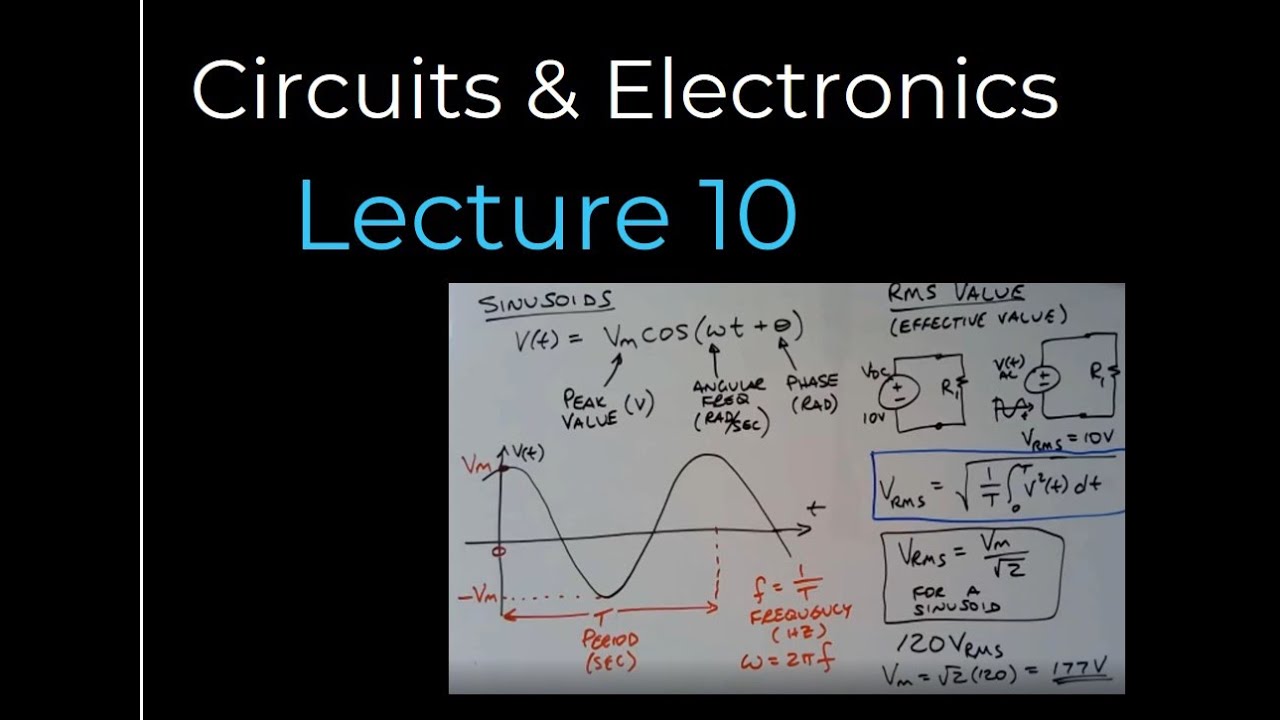 Circuits & Electronics - Lecture 10 (Fall 2020) - YouTube