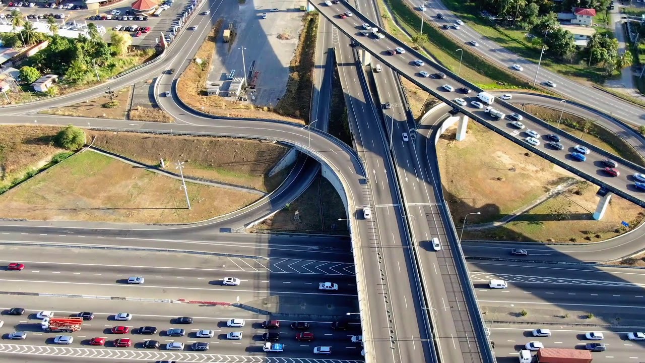 Highway Interchange - Trinidad, West Indies #Hyperlapse - YouTube