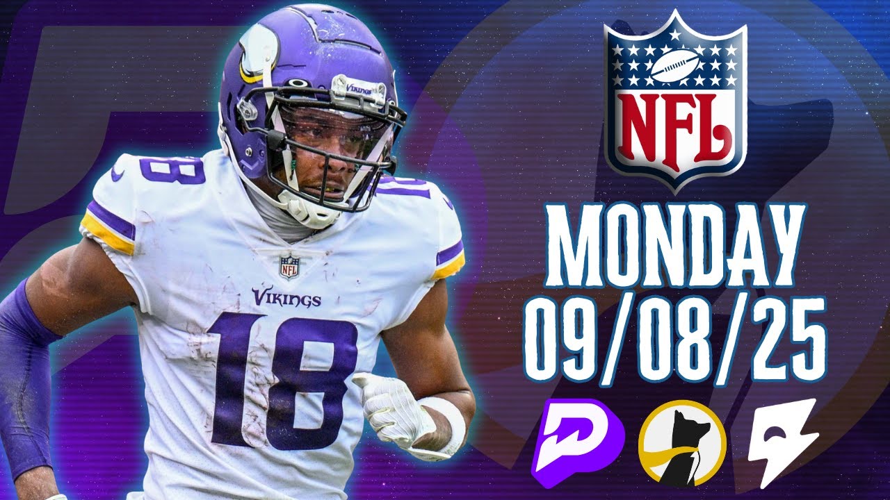 🏈 BEST NFL PICKS FOR MONDAY 9/8/25 | PRIZEPICKS | UNDERDOG | FOOTBALL ...